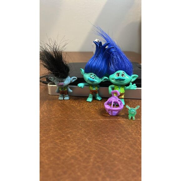 Dreamworks | Toys | Dreamworks Trolls Lot 4 Poppy Blue Troll | Poshmark